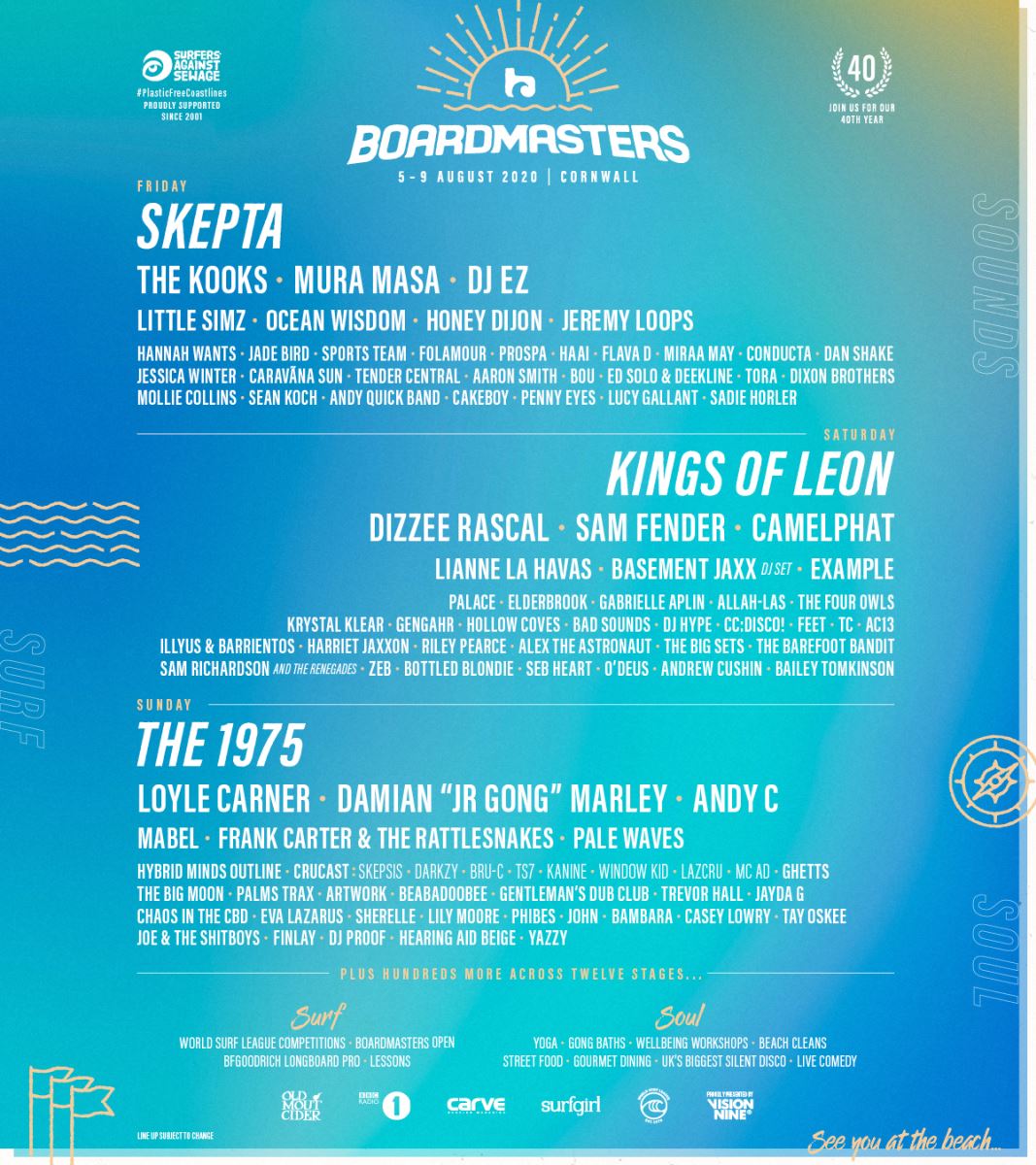 Upgrades Boardmasters Festival 2021
